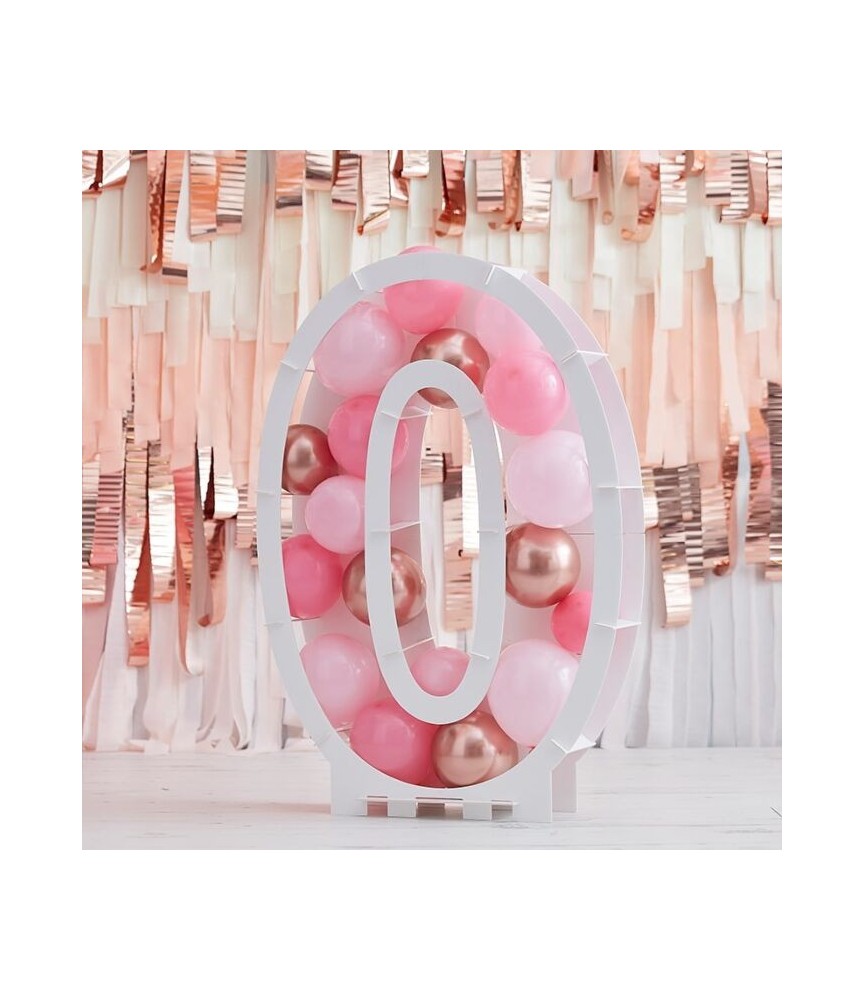mosaic number stand for balloons