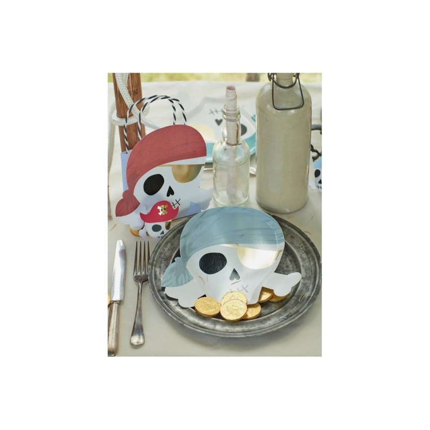 Pirates Plates Multicolored