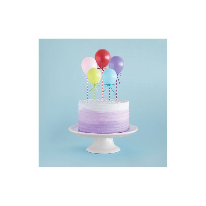 Mini Balloons Cake Topper